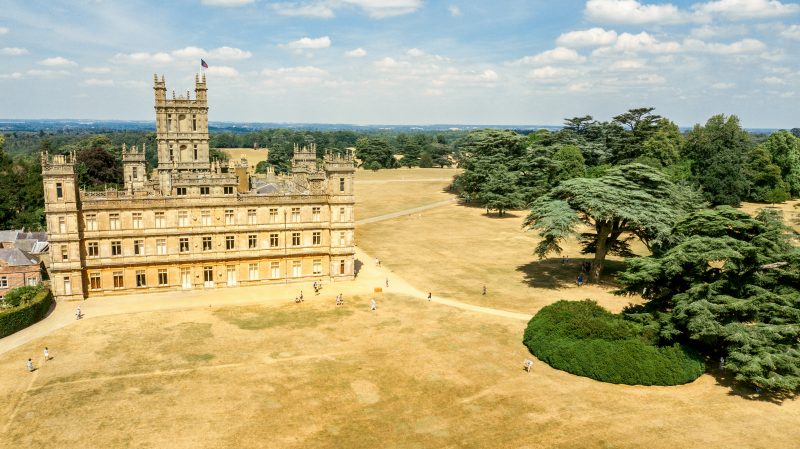 Highclere Castle Aerial View